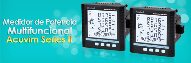 Medidores de Calidad de Energía Accuenergy Mod.: ACUVIM II - Eproteca S.A.