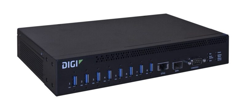 Convertidor HUB USB a Ethernet DIGI Mod AnywhereUSB Plus. Eproteca S.A.